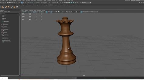 Creating A Queen Chess Piece In Maya Time Lapse With Elegant Background Music 3dmodeling
