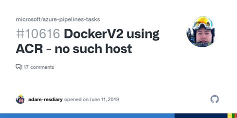 Dockerv2 Using Acr No Such Host · Issue 10616 · Microsoftazure Pipelines Tasks · Github
