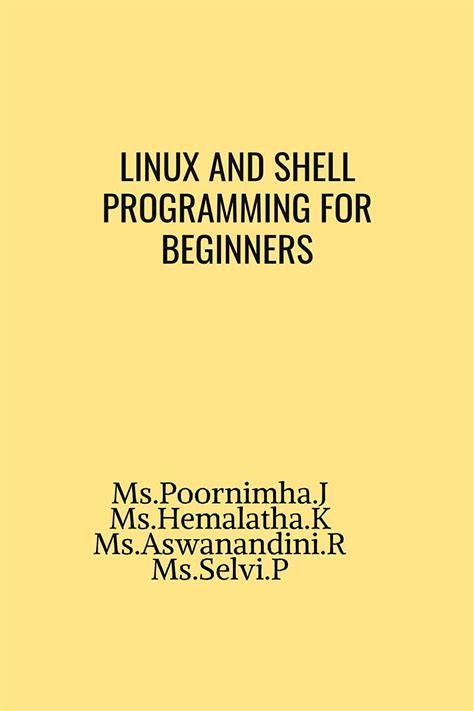 Buy Linux And Shell Programming For Beginners Book Online At Low Prices