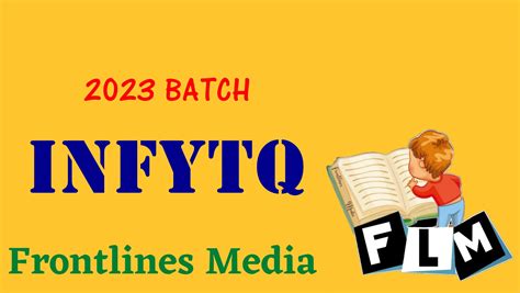 infosys infytq 2023 hiring pattern syllabus frontlines media