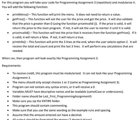 Solved For This Program You Will Take Your Code For