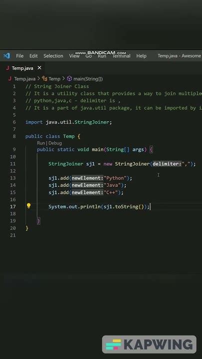 What Is Delimiter In Stringjoiner 😯🔥 Java Youtube