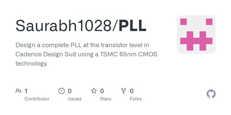 github saurabh1028 pll design a complete pll at the transistor level
