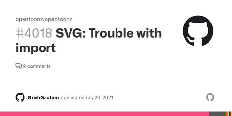 Svg Trouble With Import · Issue 4018 · Opentoonzopentoonz · Github