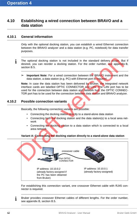 Bruker Optik Bravo 01 Tiwi Ble Transceiver Module User Manual Bravo