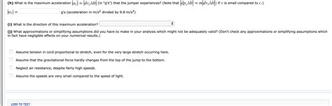 Solved Problem Design A Bungee Jump Apparatus For Chegg