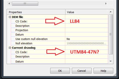 How To Add The Coordinate System To A Dem Surface Autodesk Community