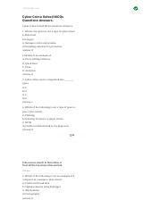 Cyber Crime Solved MCQs Questions Answers T Tutorials Copy Pdf T Tutorials Cyber
