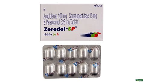 Buy Zerodol Sp 10 Tablets Online At Best Prices Wellness Forever