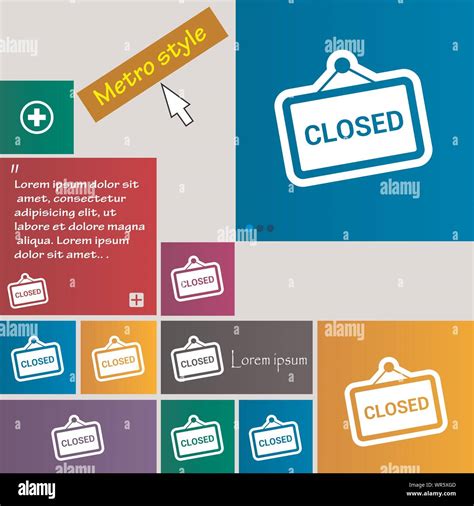 Close Icon Sign Buttons Modern Interface Website Buttons With Cursor