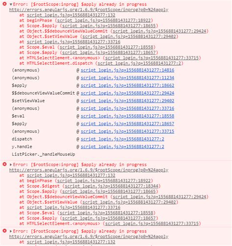 Angularjs Error Rootscopeinprog Apply Already In Progress