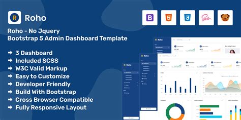 Roho No Jquery Bootstrap 5 Admin Dashboard By Codextheme Codester
