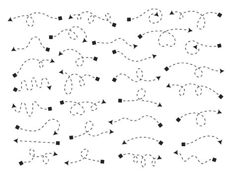 Premium Vector Set Of Arrows Isolated On White Background