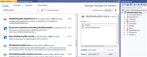 How To Minify In Net Core Mvc View Stack Overflow