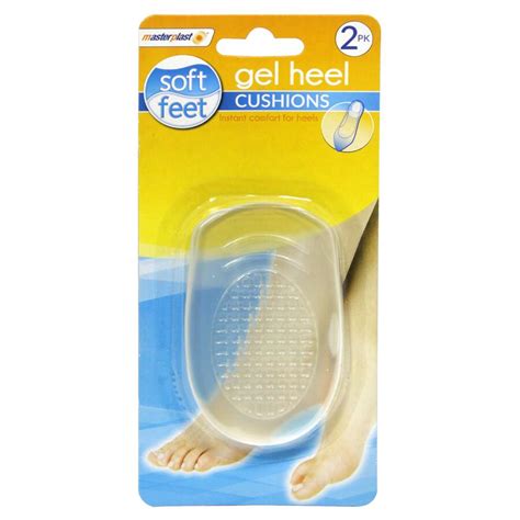 Masterplast Soft Feet Gel Heel Cushions 2pk