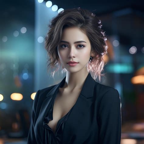 Premium Ai Image Office Secretary