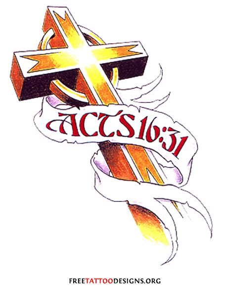 Cross With Banner Drawing Free Download On Clipartmag