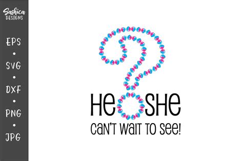 Gender Reveal Question Mark Graphic By Sashica Designs · Creative Fabrica