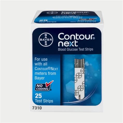 contour test strips 25 strips