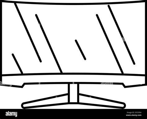 Monitor Gaming Pc Line Icon Vector Illustration Stock Vector Image And Art Alamy