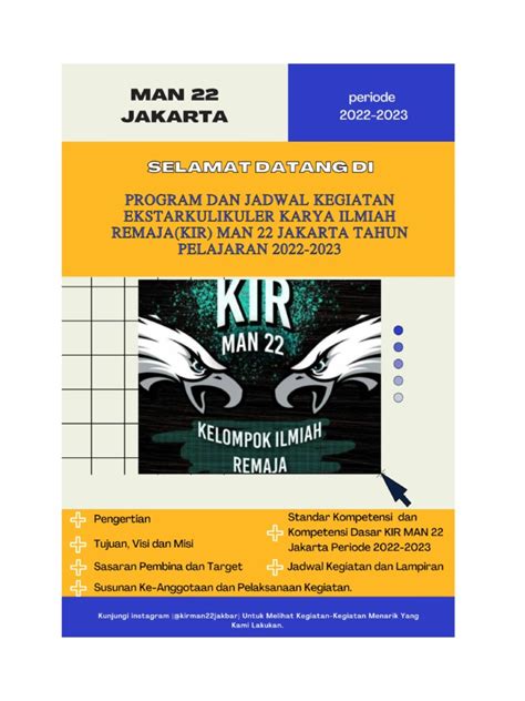 Program Eskul Kir Man 22 Jakarta Pdf
