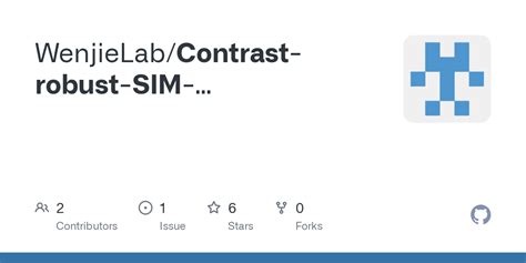 github wenjielab contrast robust sim reconstruction