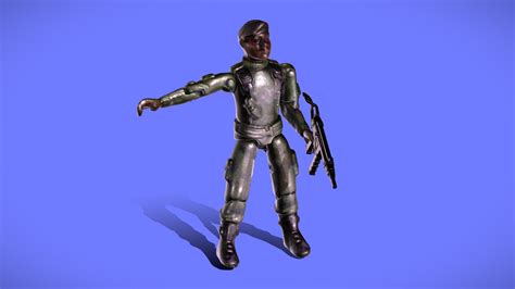 1982 Gi Joe Stalker 3d Scan Buy Royalty Free 3d Model By