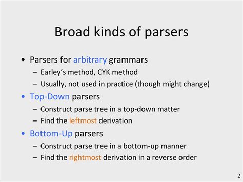 lecture 4 syntax analysis botom up parsing noam rinetzky ppt download