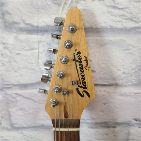 Fender Starcaster Stratocaster Pointed Headstock Evolution Music