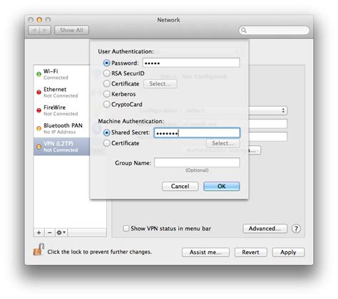 How To Setup L TP VPN For MacOS Seed Me Private VPN Club