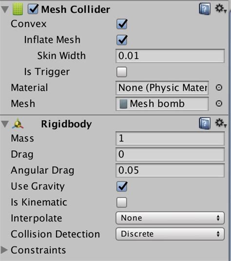 Unity 导入的模型检测不到碰撞 Csdn博客