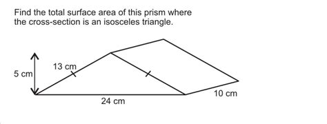 Isosceles Triangular Prism Surface Area Formula Downloadsqery