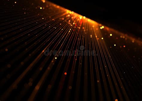 Abstract Corrugated Surface Bokeh Background Fractal Art Stock Illustration Illustration Of