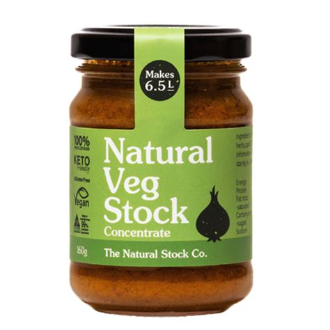 Natural Vegetable Stock Concentrate The Natural Stock Co
