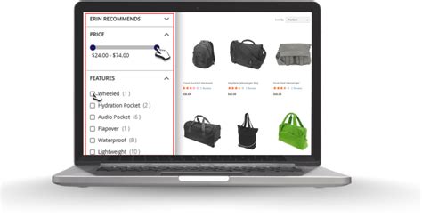 magento 2 layered navigation tailored filter options