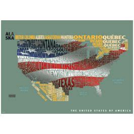Graphic Map USA Flag Stanfords