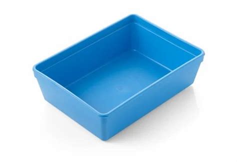 Polypropylene Box Rectangular Blue Pp Packaging Box Manufacturer From