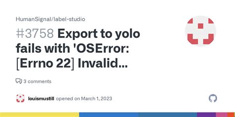 Export To Yolo Fails With Oserror Errno 22 Invalid Argument