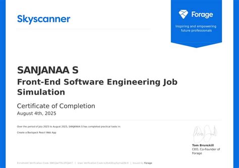 Frontenddevelopment Reactjs Uiux Skyscanner Forage Frontend Sanjanaa Srinivasan