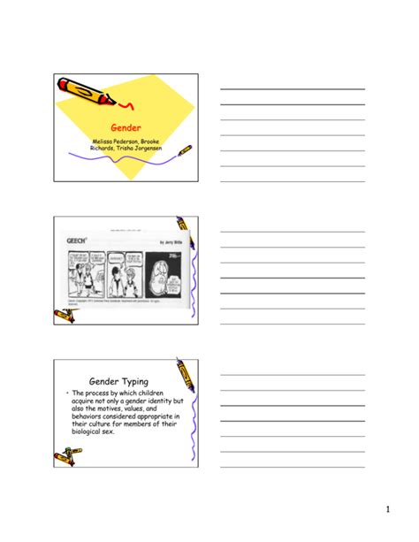 Gender Gender Typing