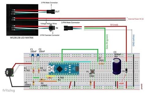 rgb 32 band audio spectrum visualizer led matrix audio spectrum