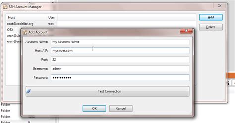 CodeLite IDE Main SFTP