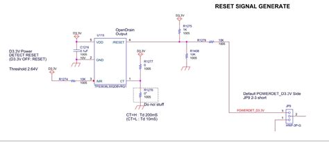 tps3838 q1 tps3838l30 doesn t perform expected reset output power