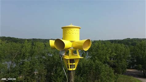 Sentry 14v B Siren Test Diamond Lake Iowa Youtube