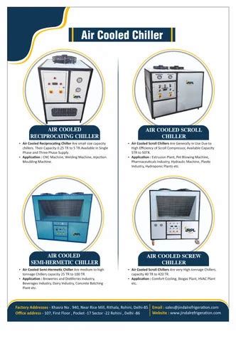 10 Tr Air Cooled Reciprocating Chillers At ₹ 225000 In New Delhi Id