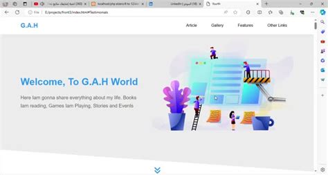 [video] ahmed elhamamy on linkedin hello world responsive temblate by html css and small