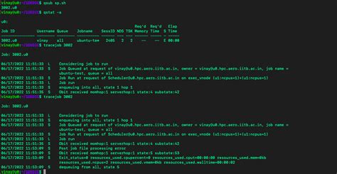 jobs not getting run goes to e state and stops users site