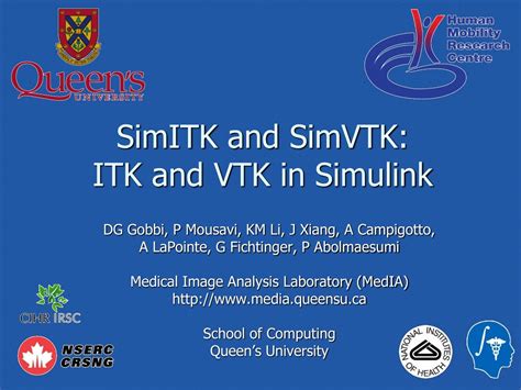 Ppt Simitk And Simvtk Itk And Vtk In Simulink Powerpoint Presentation Id348794