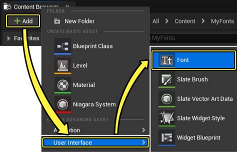 Creating And Assigning Fonts In Unreal Engine User Interface Unreal