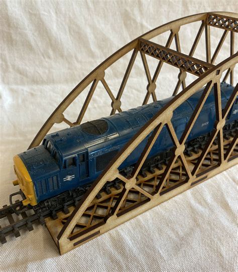 Single Track Bowstring Train Bridge Kit 40cm Ooho Gauge Model Railway Kolat Creations